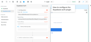 how we configure supabase with weweb - VR SoftCoder
